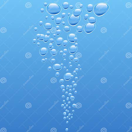 Bubbles in water. [Vector] stock vector. Illustration of liquid - 3583718