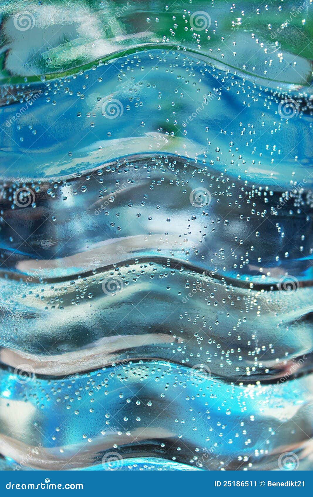 Bubbles of Water in the Waves Stock Image - Image of drink, ornate ...