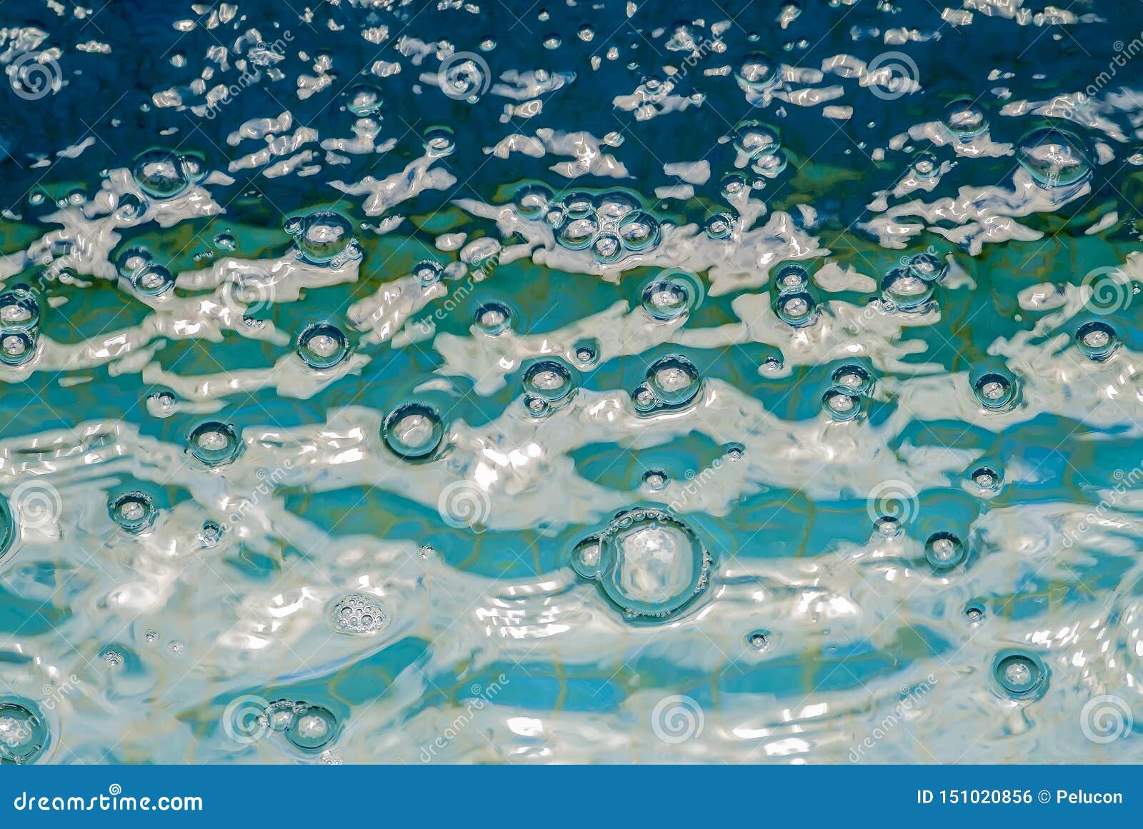 Bubbling Fountain Water Background Stock Photo - Image of water, liquid ...