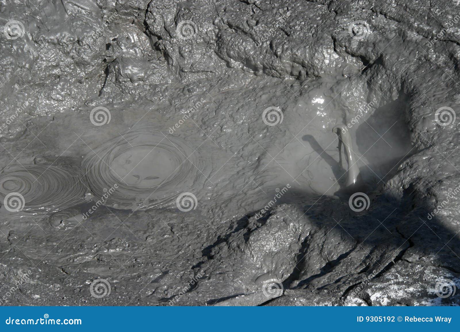Bubbling Mud stock photo. Image of pools, smelly, geothermal - 9305192