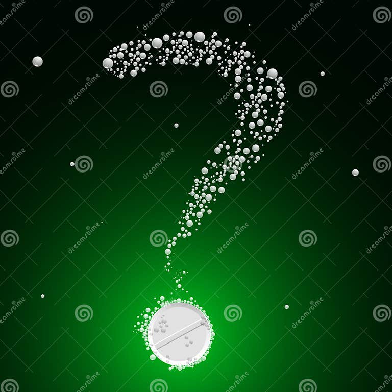 Bubbling question mark stock vector. Illustration of mark - 22738829