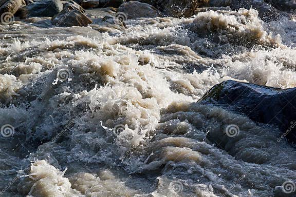 Bubbling stream stock photo. Image of mountains, nature - 36817088