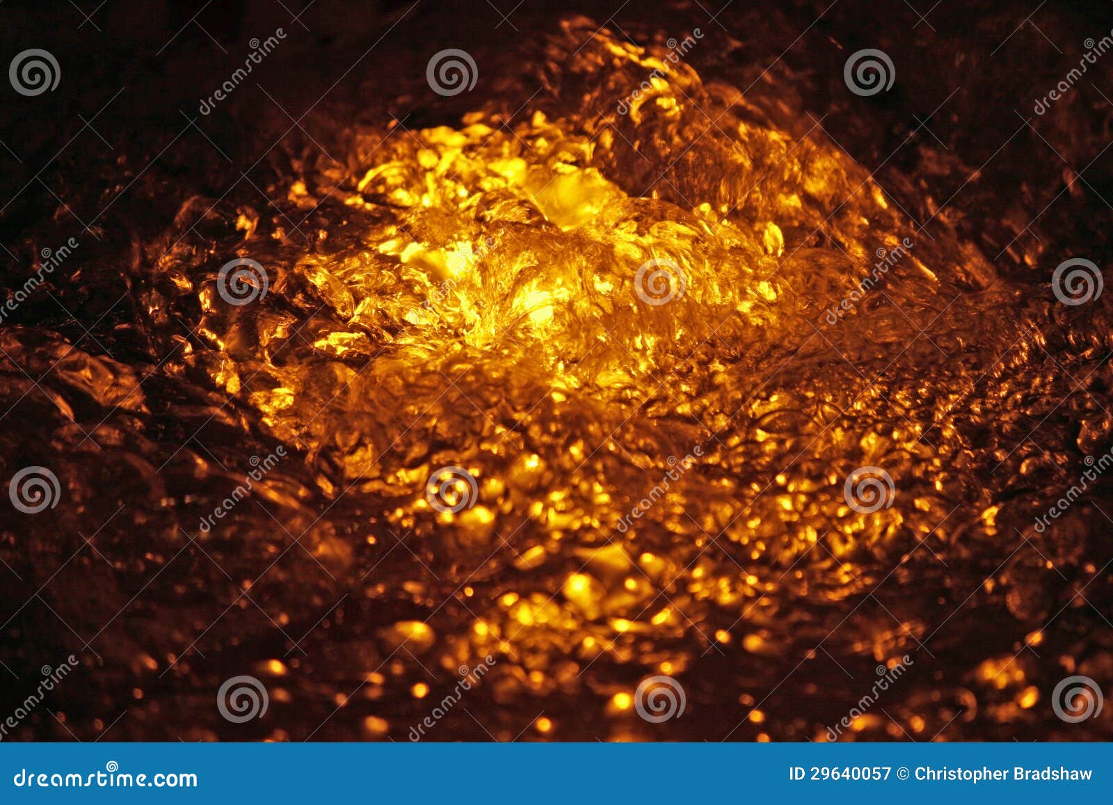 Bubbling Water In The Pool, Blue Texture Of Boiling Water. Stock ...