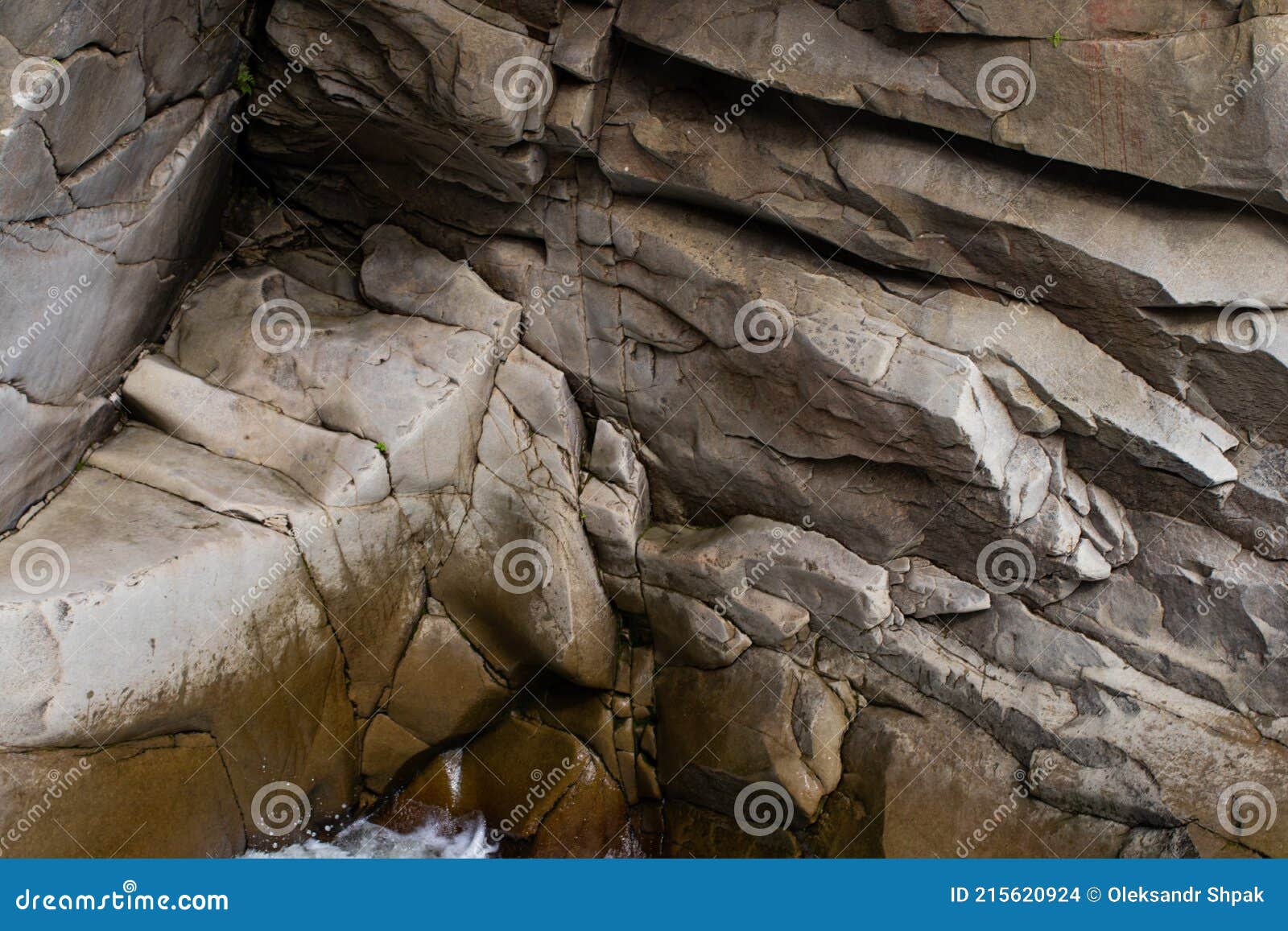 Stones Falling From The Mountains Royalty-Free Stock Photography ...