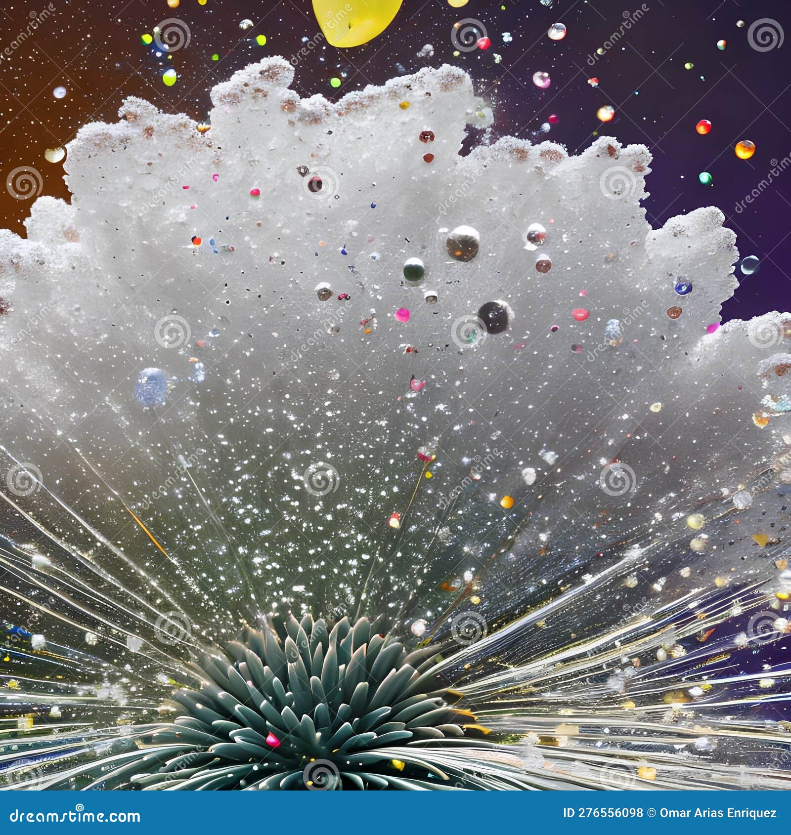 A Bubbly and Explosive Texture with Bursting Bubbles and Popping ...
