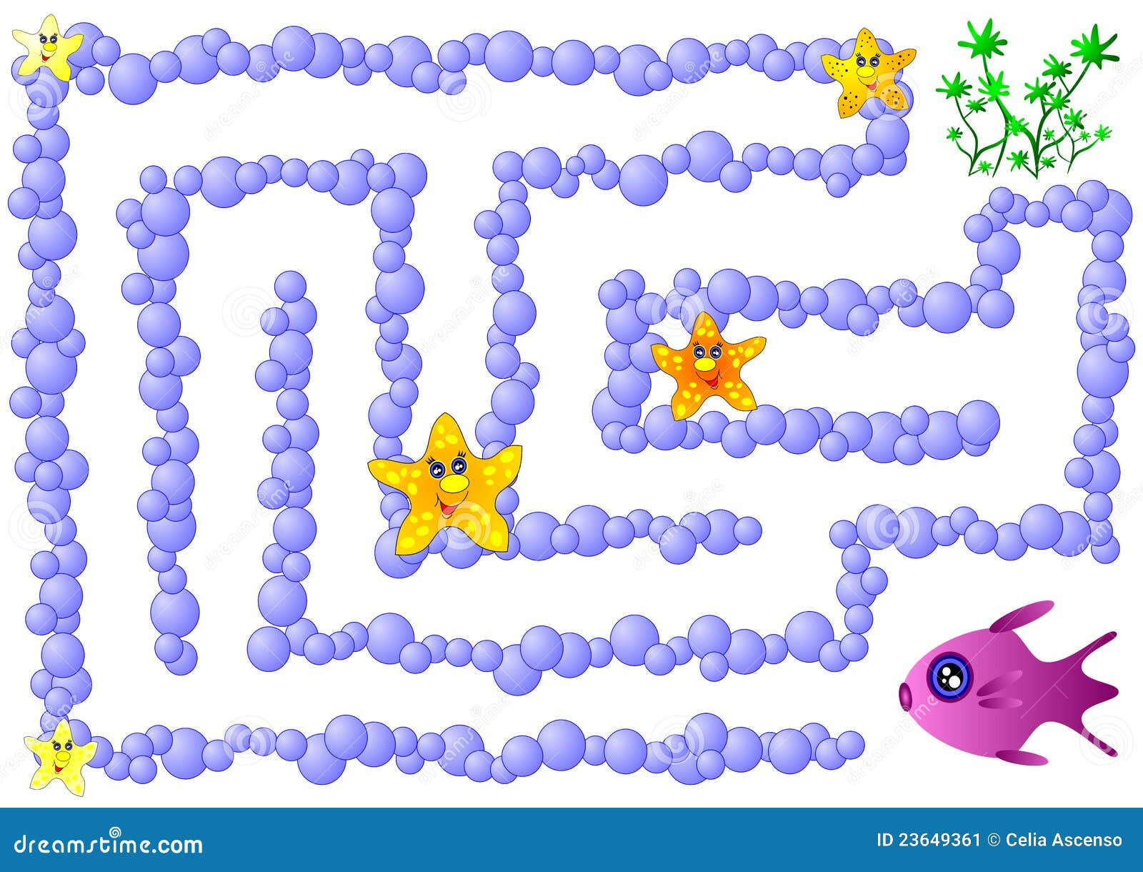 Bubbly Sea Labyrinth stock illustration. Illustration of bubbles - 23649361