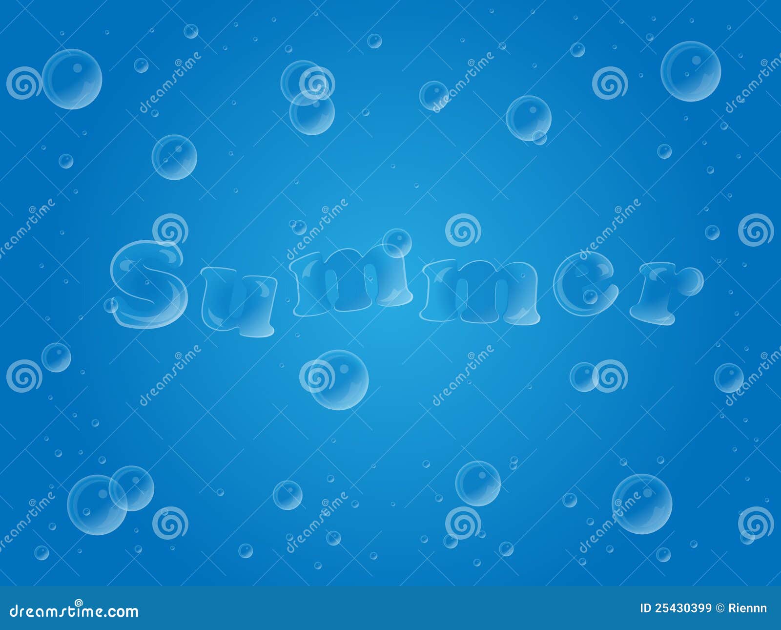 Bubbly Summer Text Background Stock Vector - Illustration of summer ...
