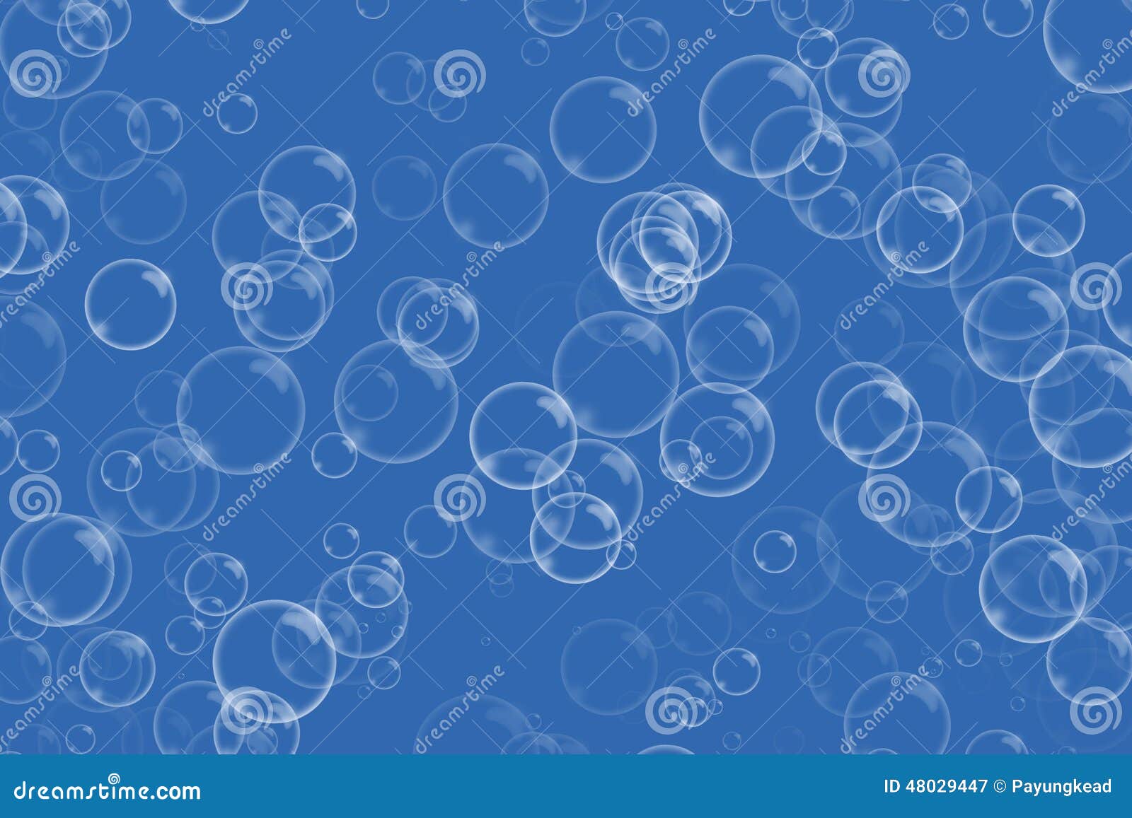 Buble on blue background stock illustration. Illustration of soap ...
