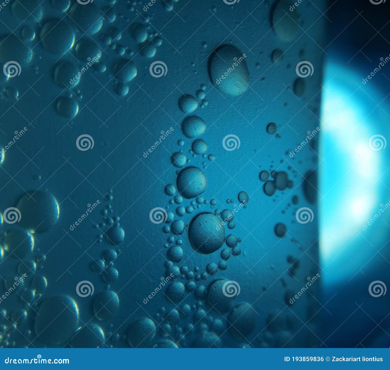 Buble , Blue , Reflection, Drink Stock Photo - Image of buble, blue ...