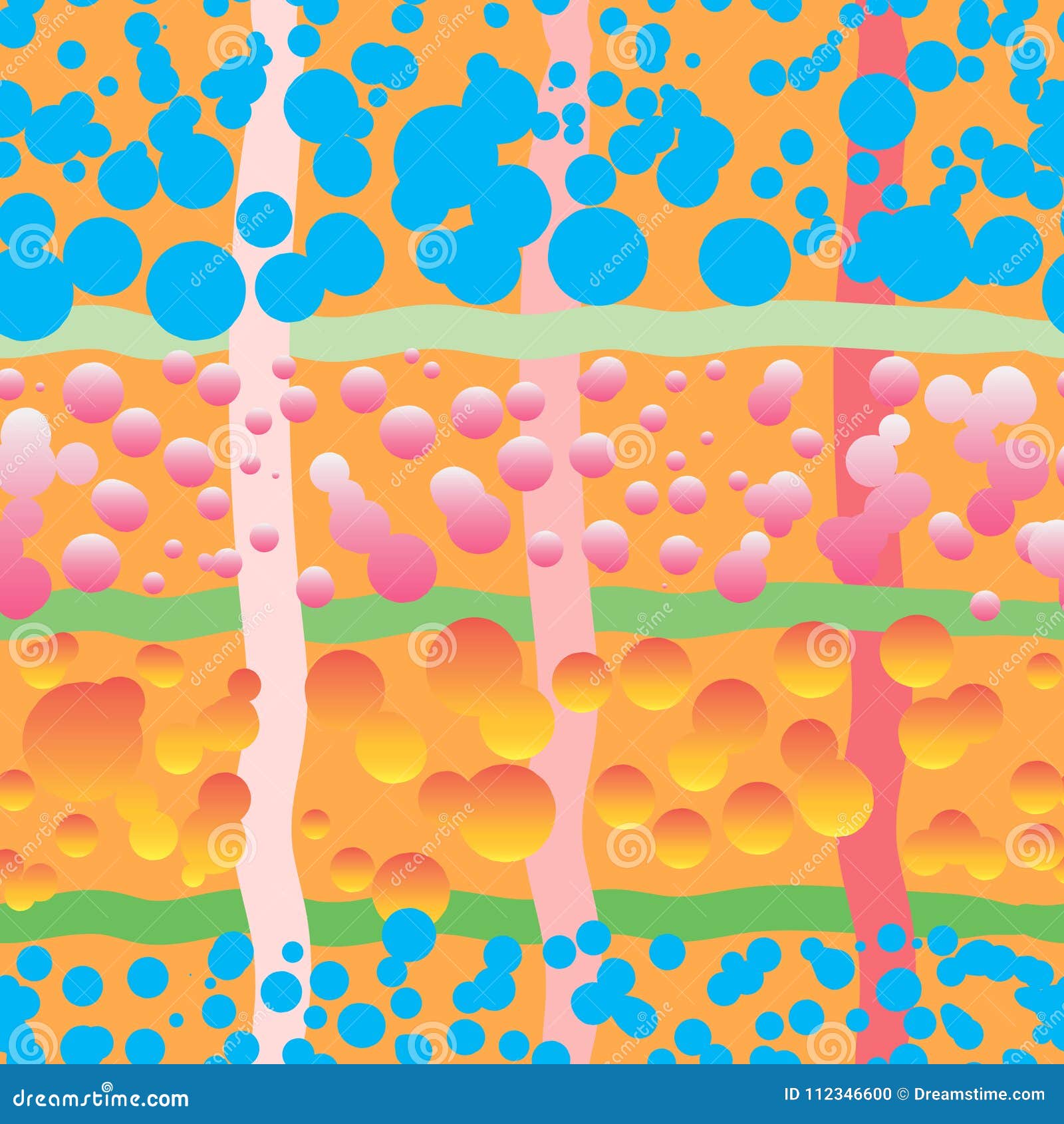 Buble circle pattern stock vector. Illustration of beautiful - 112346600