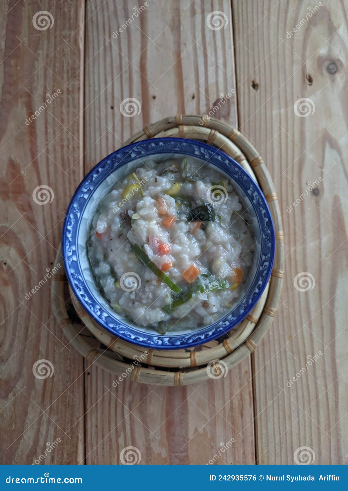 Bubur Lambuk Ou Bubor (congee) Tradicionais Malaios Foto de Stock ...