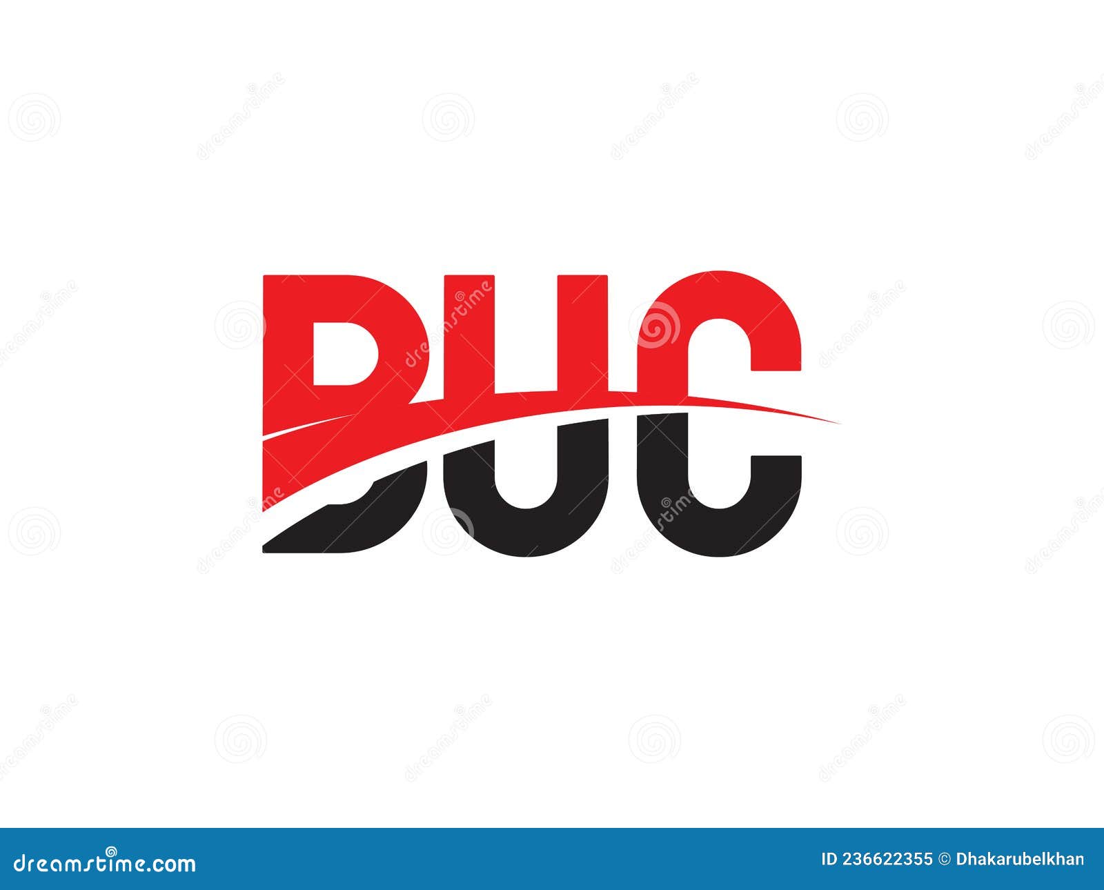 BUC Letter Initial Logo Design Vector Illustration Stock Vector ...