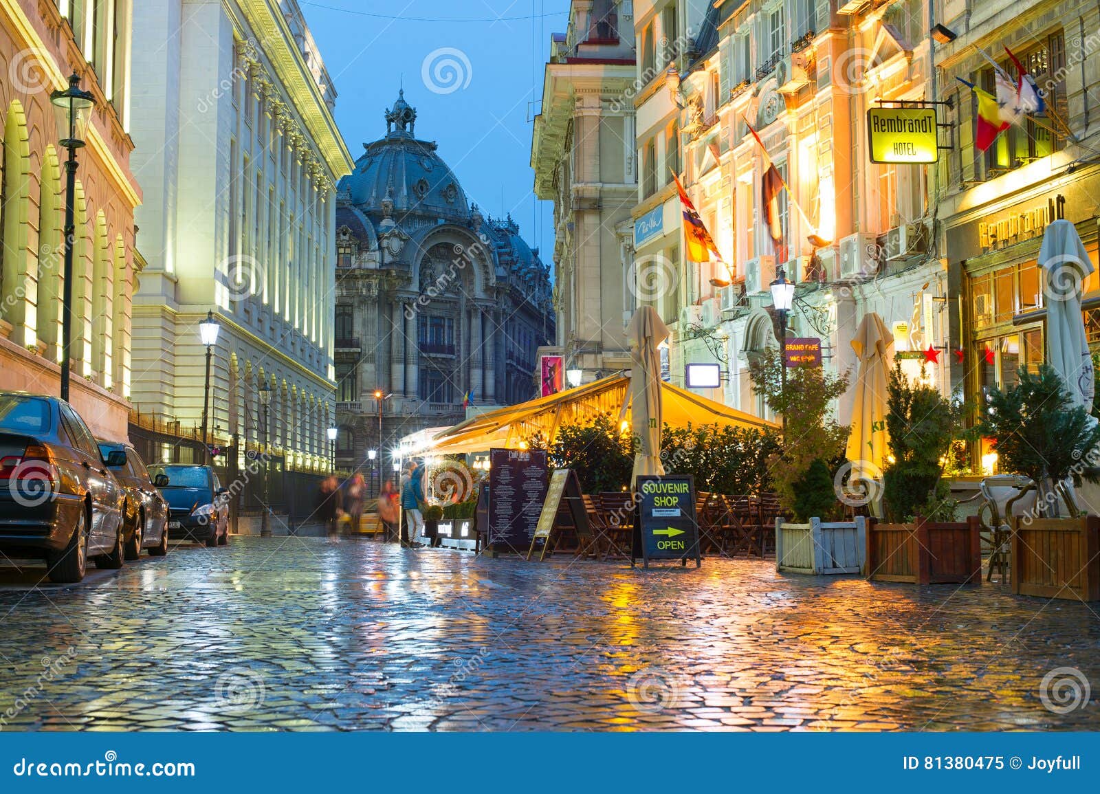 Bucarest Città Vecchia, Romania Immagine Editoriale - Immagine di ...
