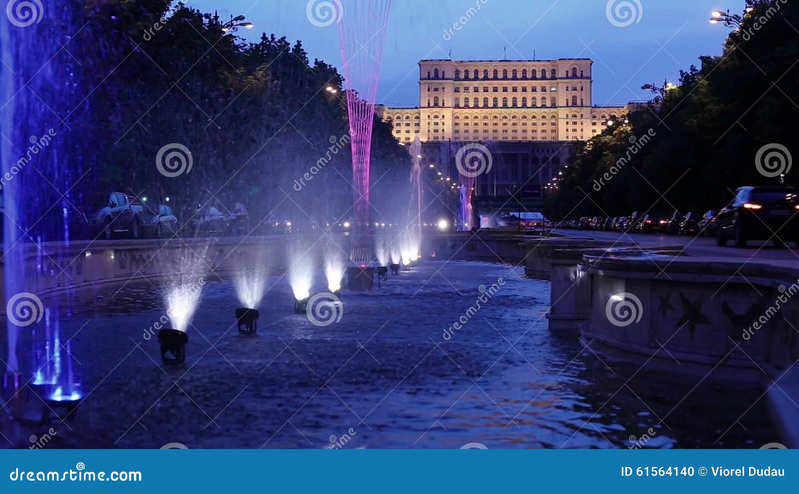 Bucarest, Il Parlamento Rumeno Stock Footage - Video di architettura ...