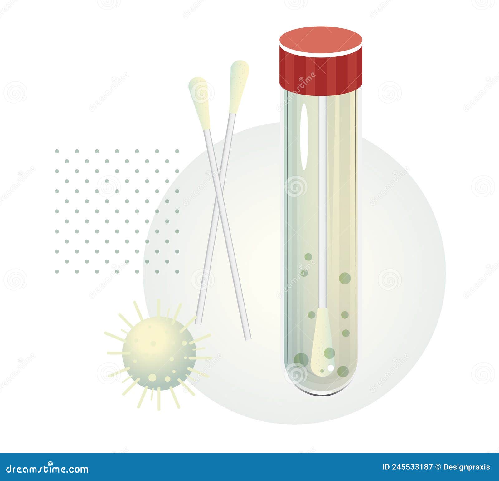 Buccal Swab - Buccal Smear Test Kit - Icon Stock Vector - Illustration ...