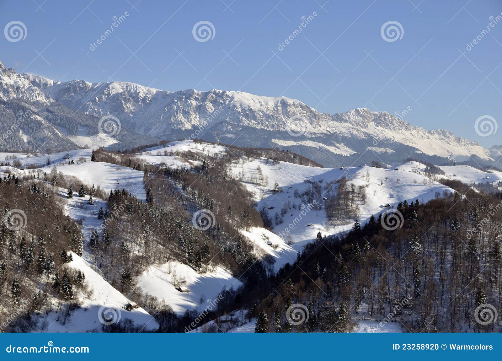 Bucegi mountains stock photo. Image of romania, clouds - 23258920