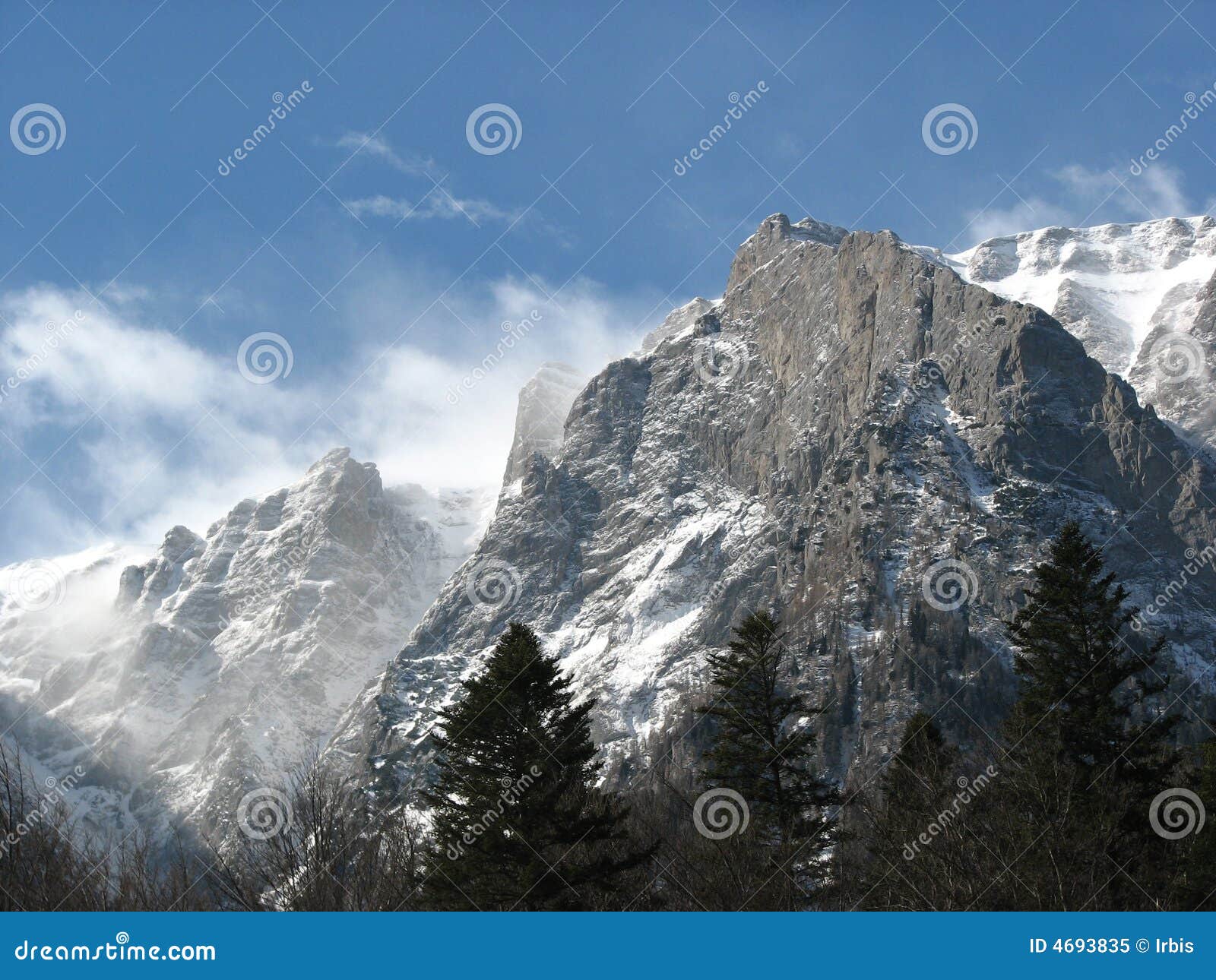 Bucegi mountains stock image. Image of landscape, storm - 4693835