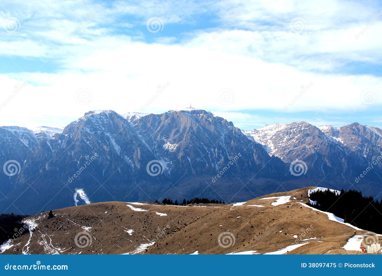 Bucegi Mountains - Romanian Stock Image - Image of white, group: 38097475