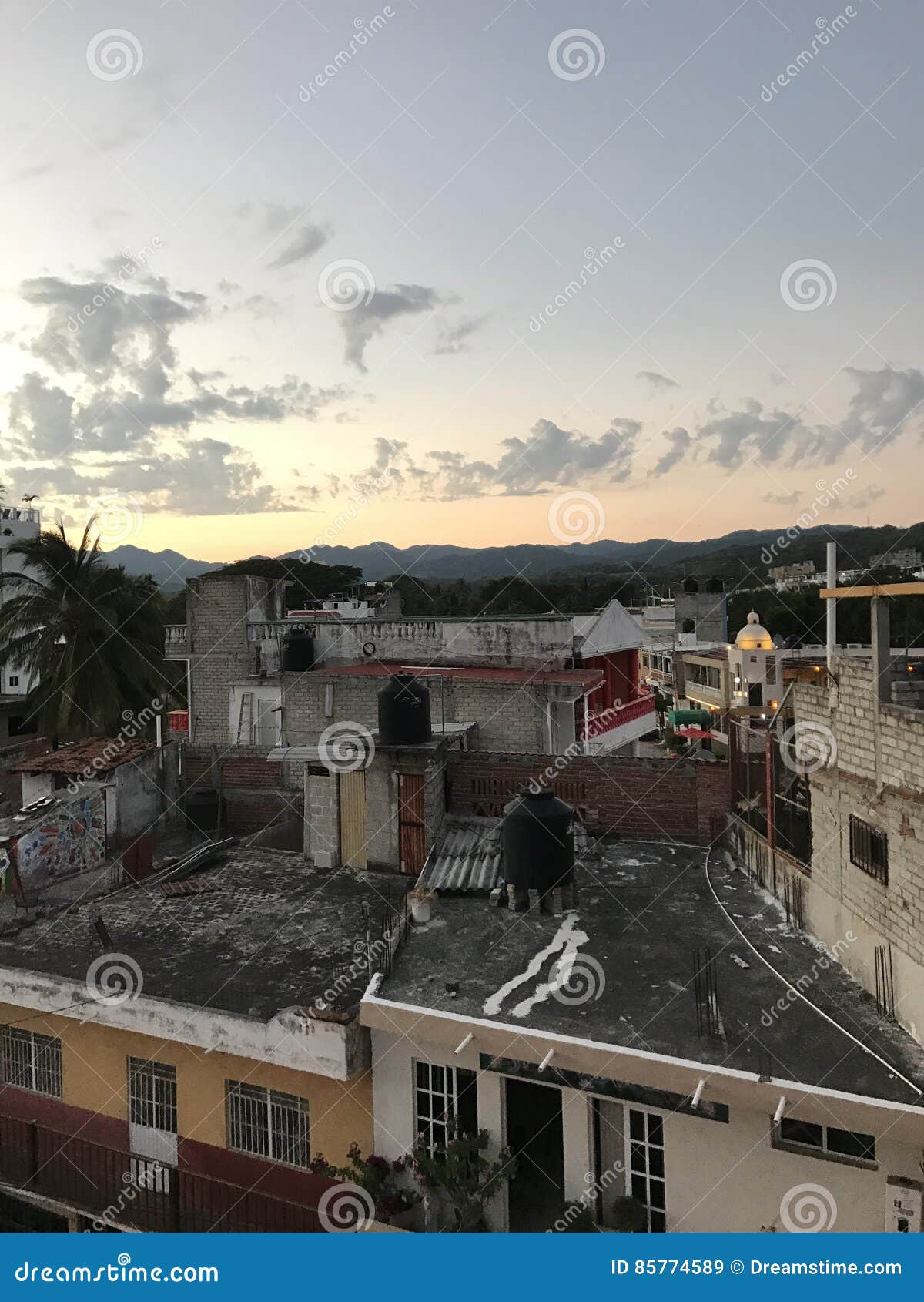 Bucerias stock image. Image of sunset, bucerias, travel - 85774589