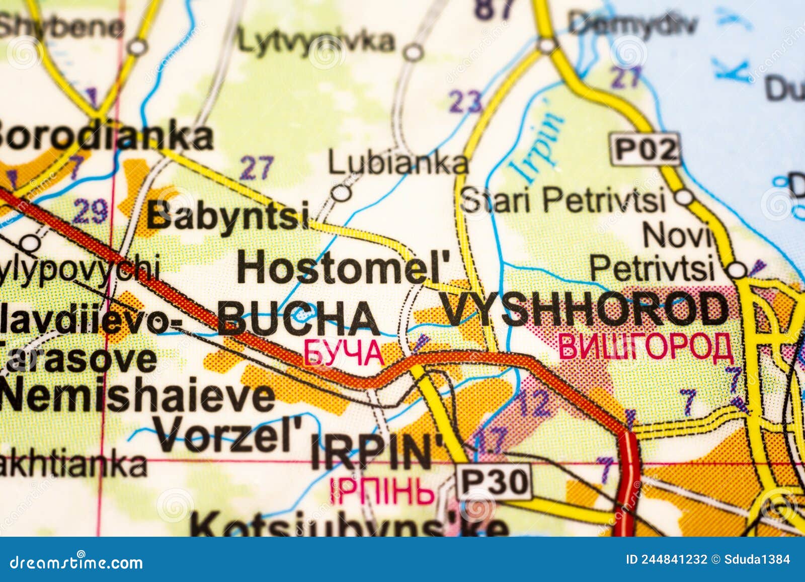 Bucha a City in War-torn Ukraine Stock Photo - Image of country, travel ...