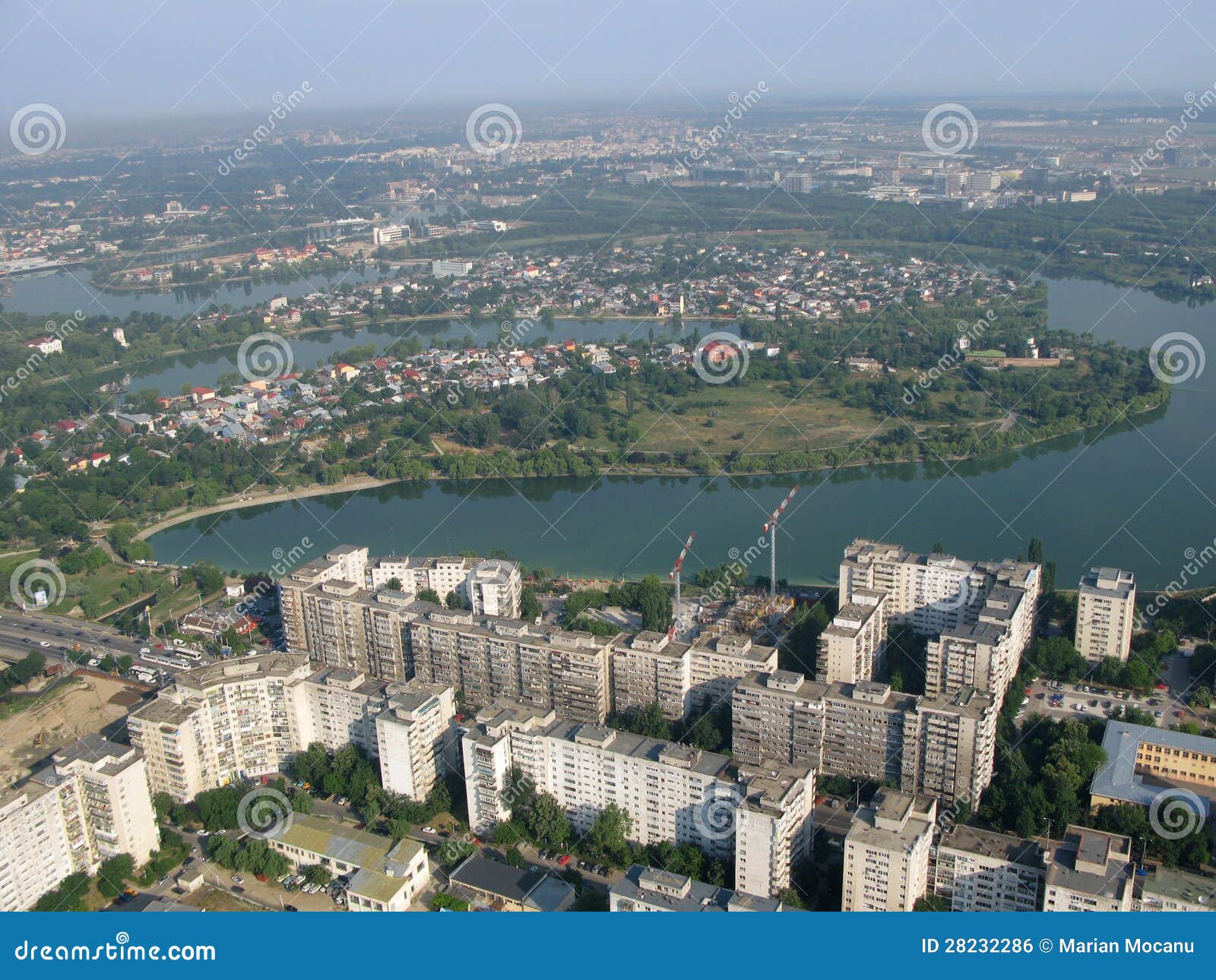 Bucharest from above stock photo. Image of travel, tourism - 28232286