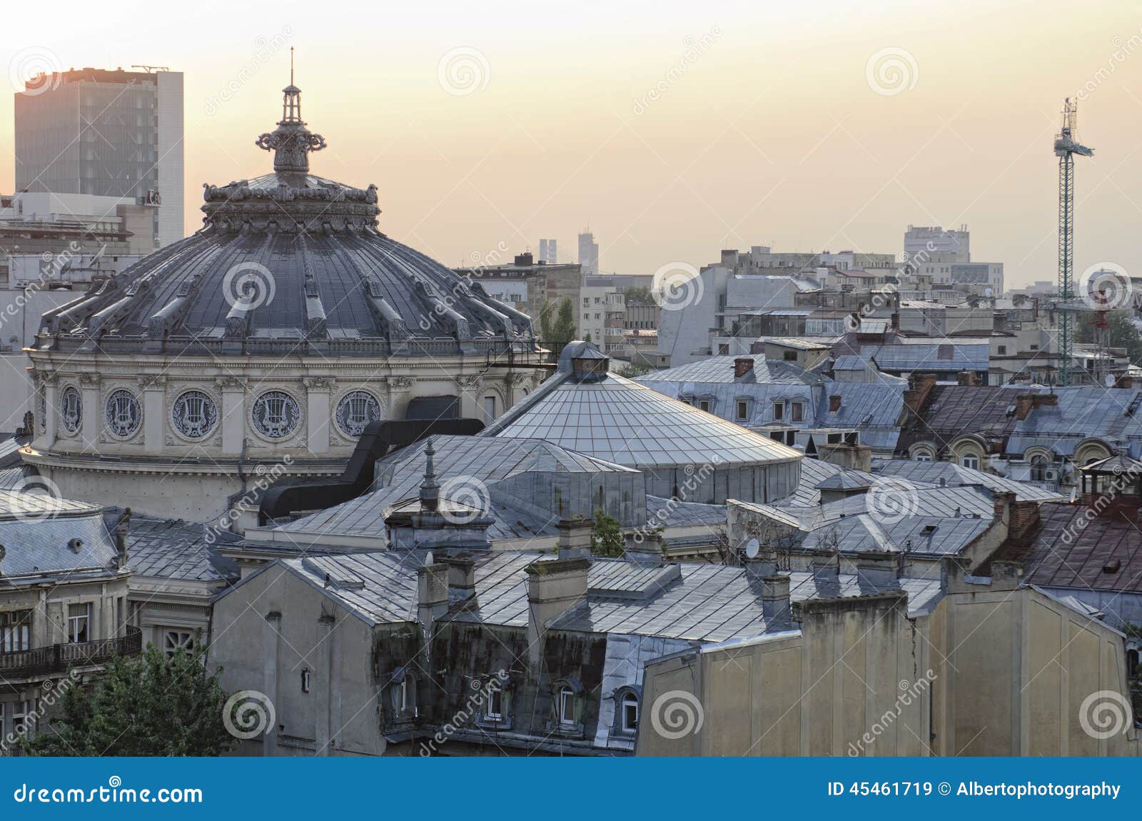 Bucharest - aerial view editorial stock image. Image of aerial - 45461719