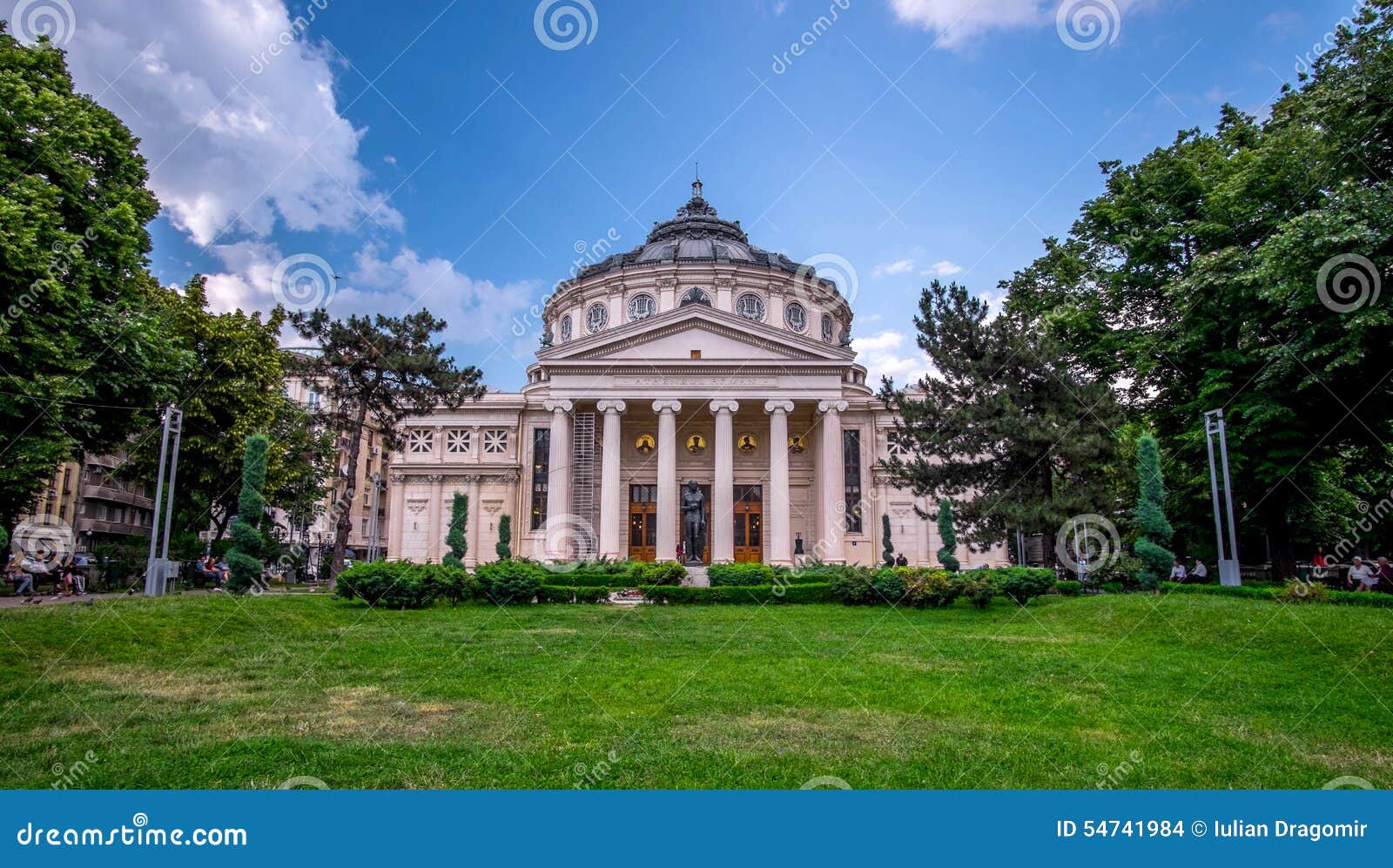 Bucharest -- Athenaeum editorial stock image. Image of building - 54741984