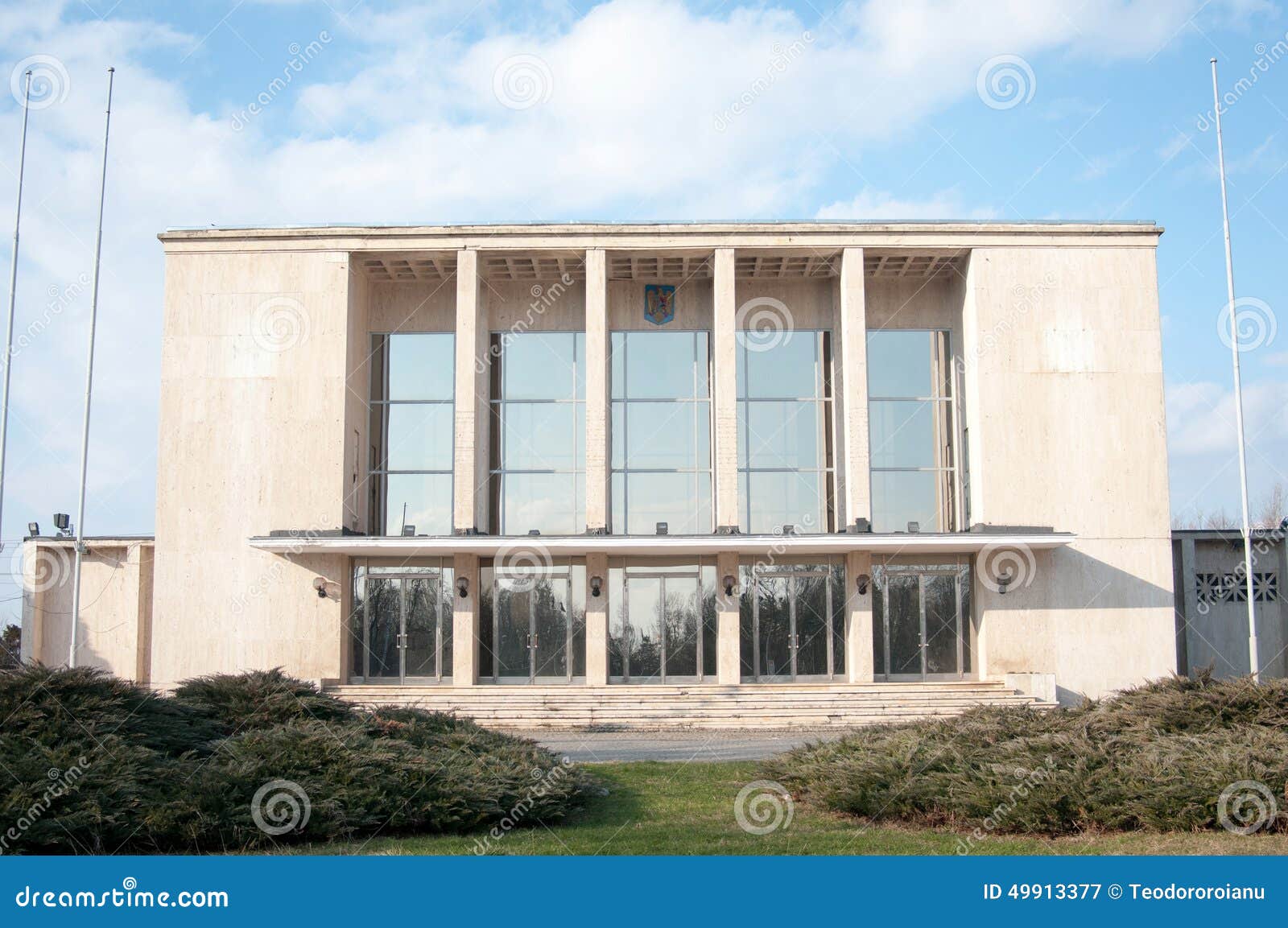 Bucharest Baneasa Station editorial photography. Image of architecture ...