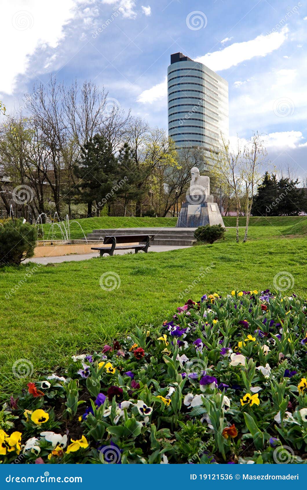 Bucharest - Business Center Stock Photo - Image of work, modern: 19121536