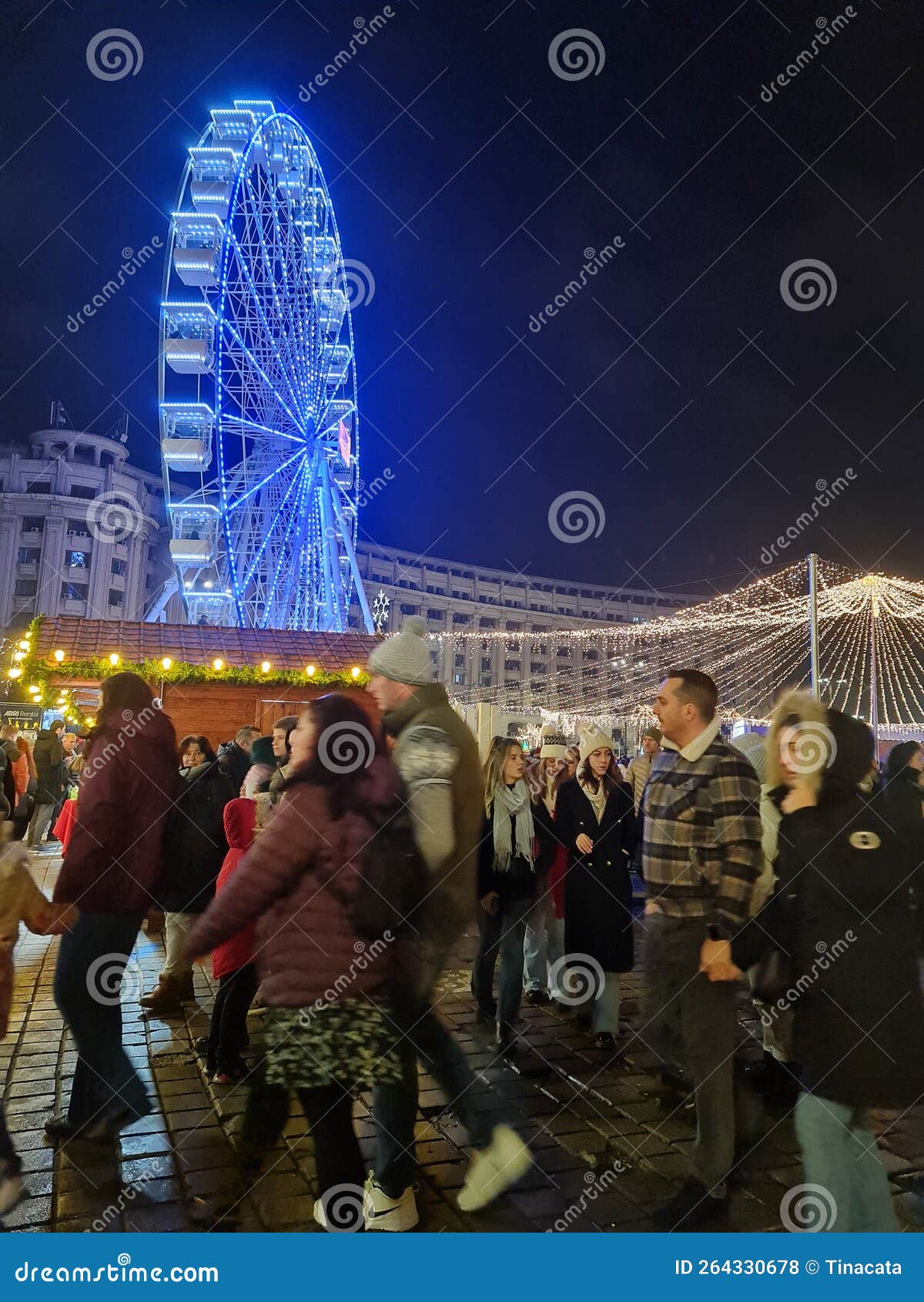 Bucharest Christmas Market, Romania, December 2022 Editorial Stock ...