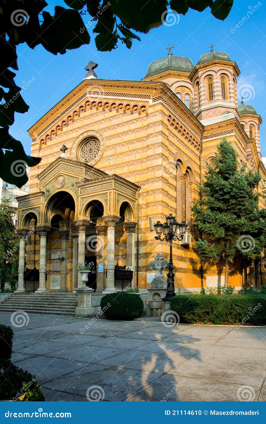 Bucharest - Church of the Ascension Stock Photo - Image of domnita ...