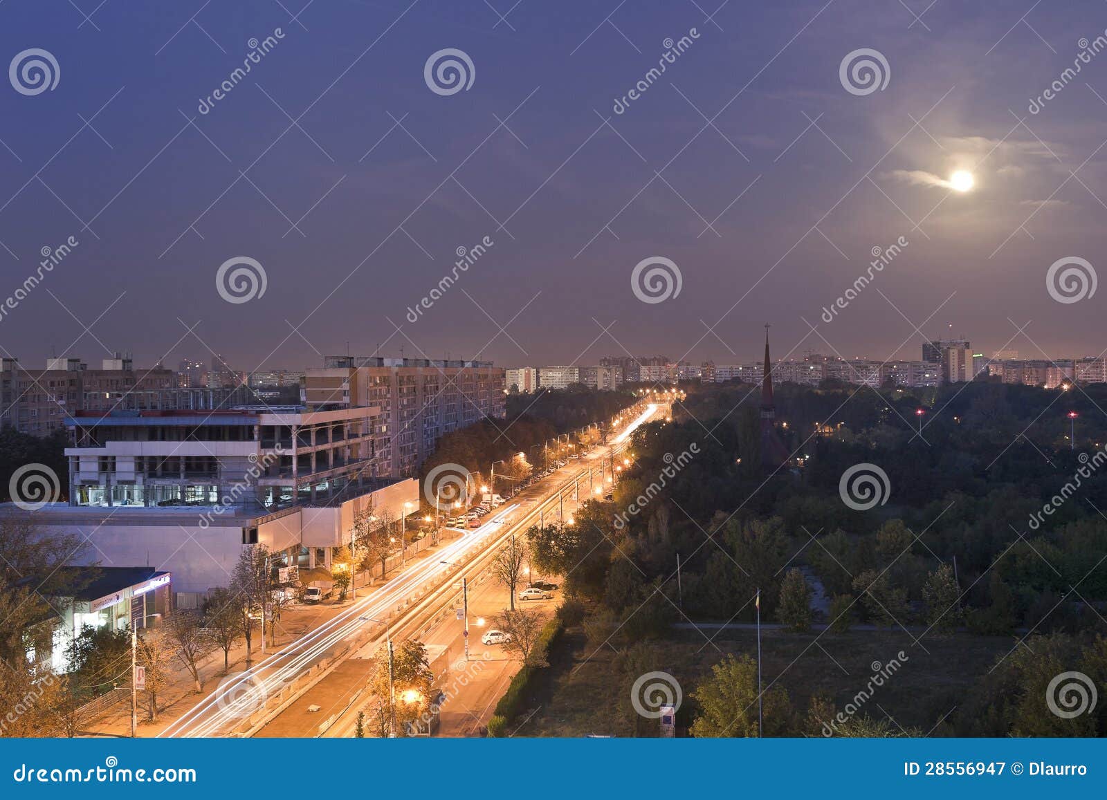 Bucharest city stock image. Image of scenery, buildings - 28556947