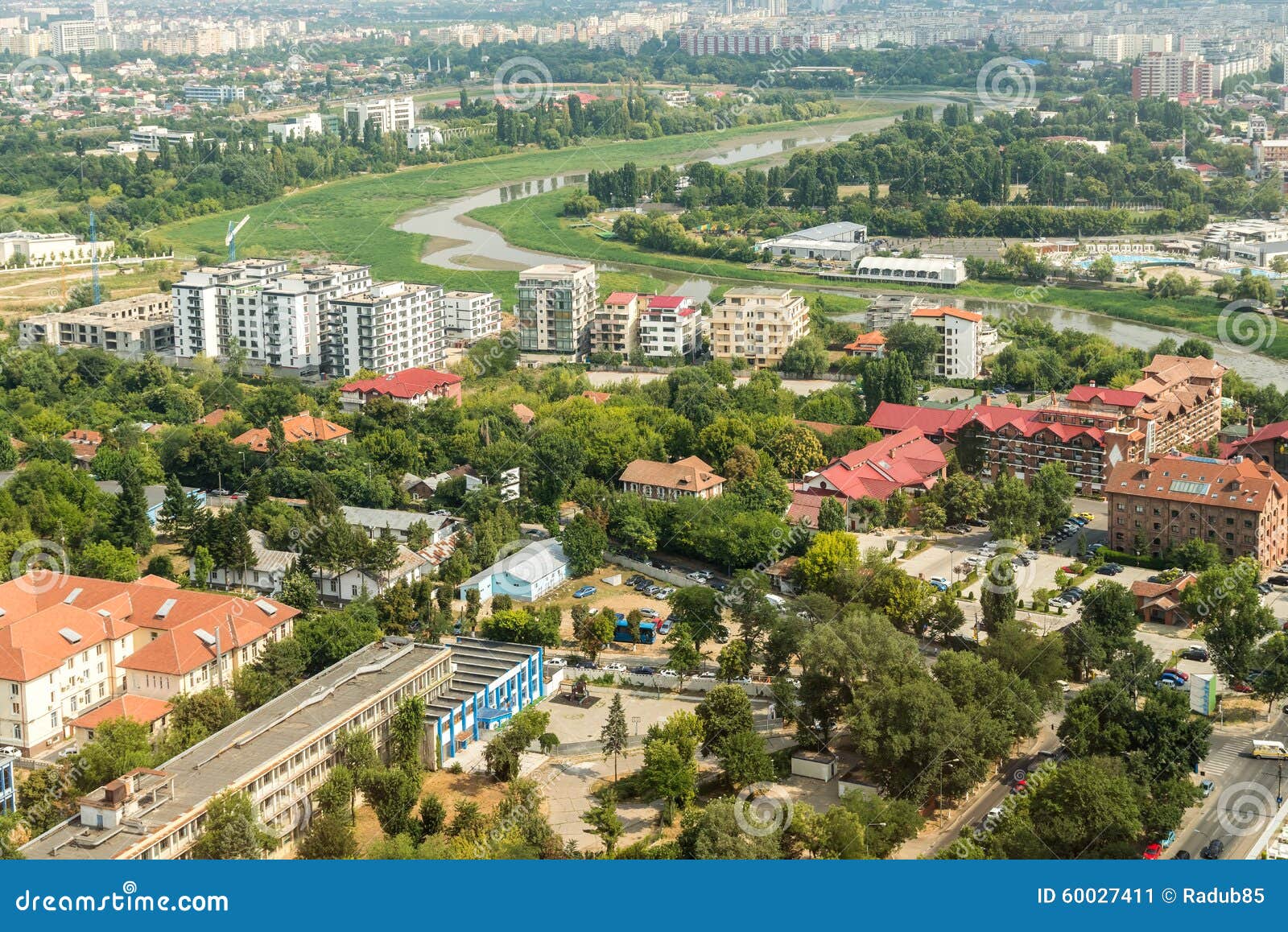 Bucharest City Skyline stock image. Image of communist - 60027411