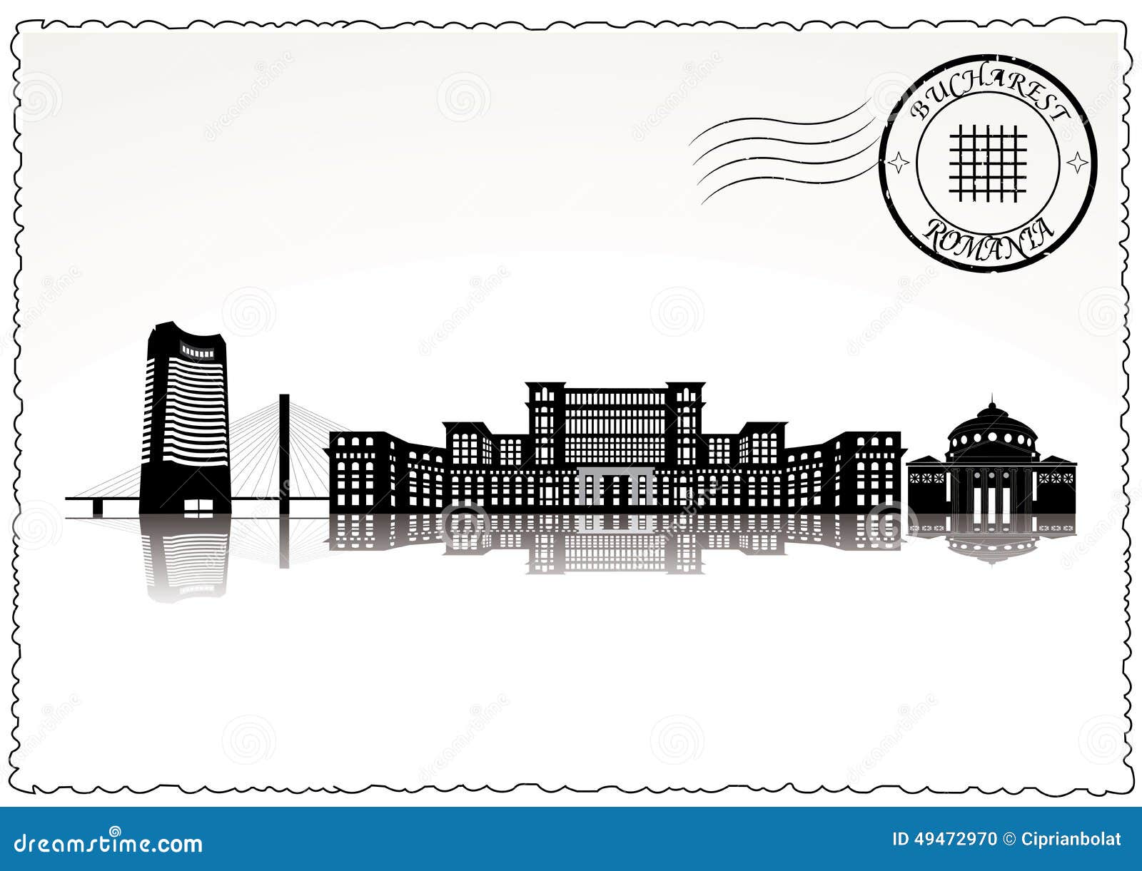 Bucharest City Skyline Stock Photo | CartoonDealer.com #49472970