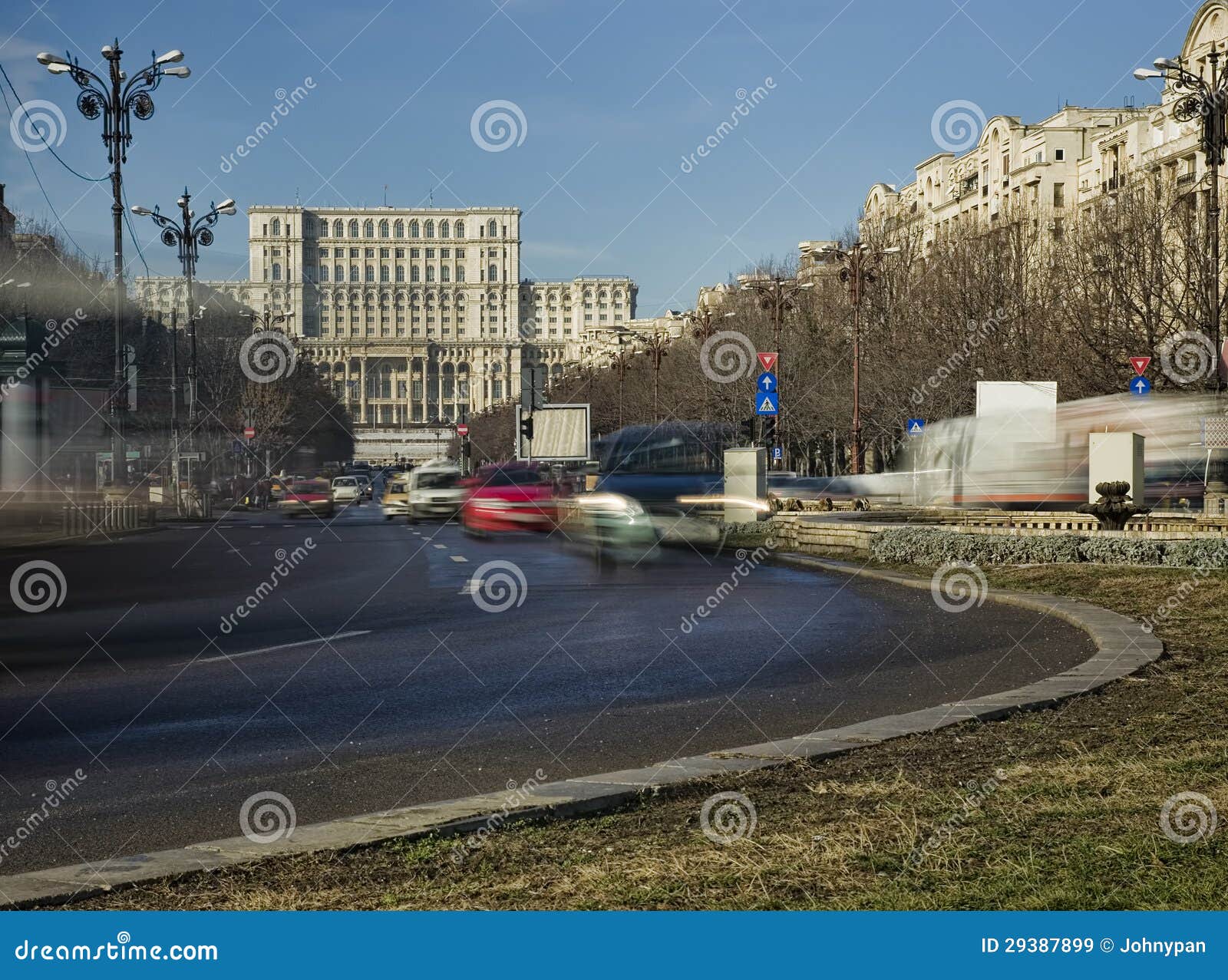 Bucharest city traffic stock image. Image of city, contour - 29387899