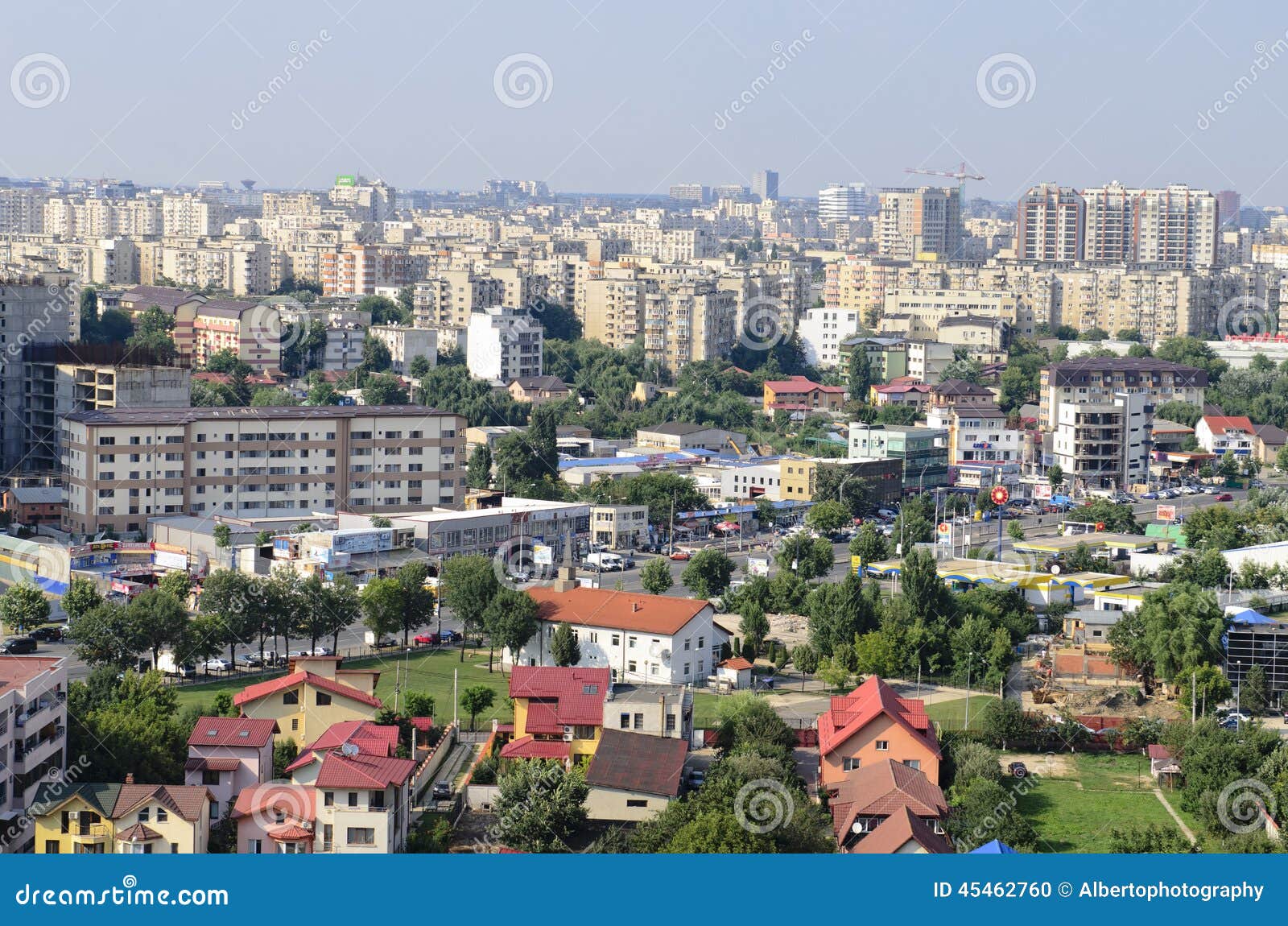 Bucharest - city view editorial image. Image of bucuresti - 45462760