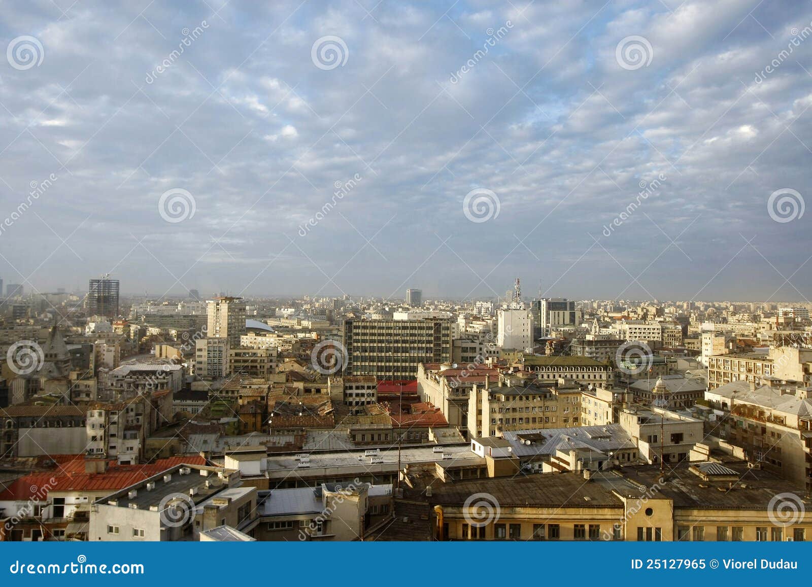 Bucharest cityscape stock image. Image of construction - 25127965