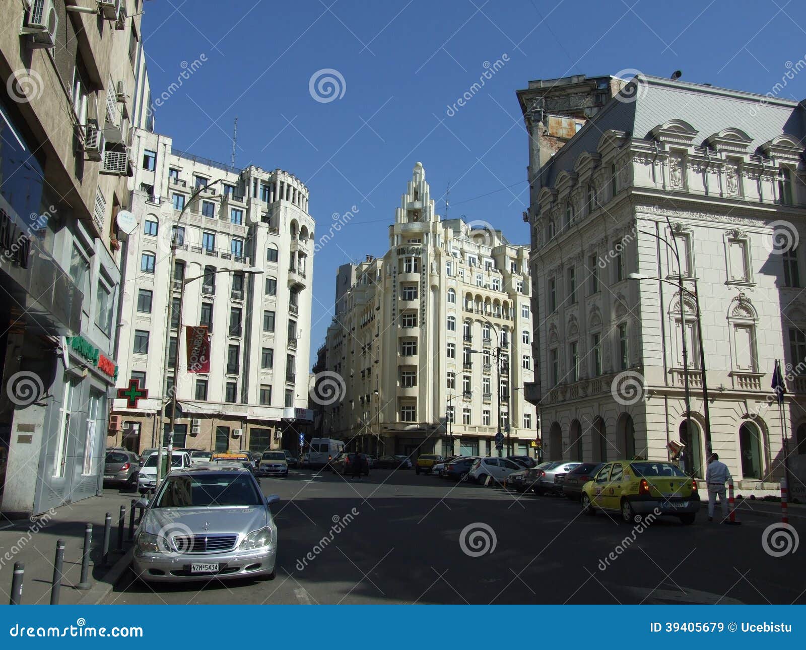 Bucharest downtown editorial stock image. Image of museum - 39405679