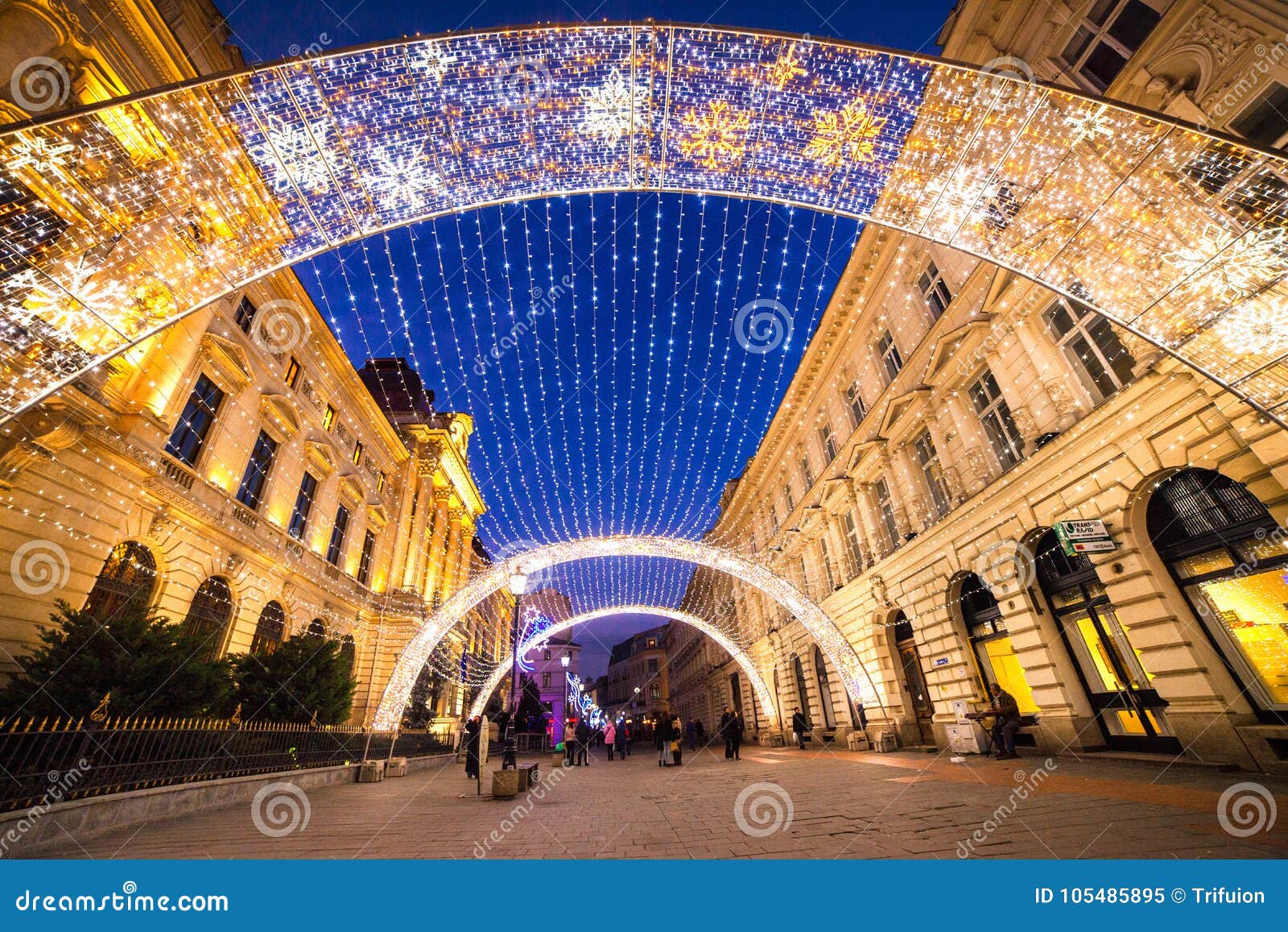 Bucharest downtown editorial image. Image of bridge - 105485895