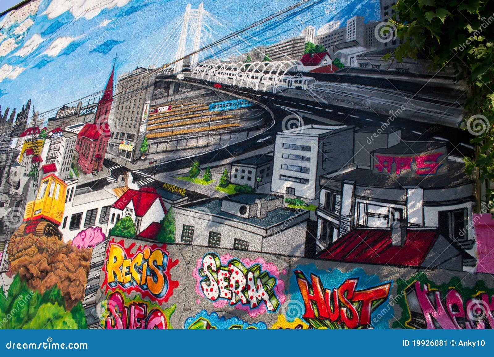 Bucharest Graffiti editorial photo. Image of brick, bucharest - 19926081