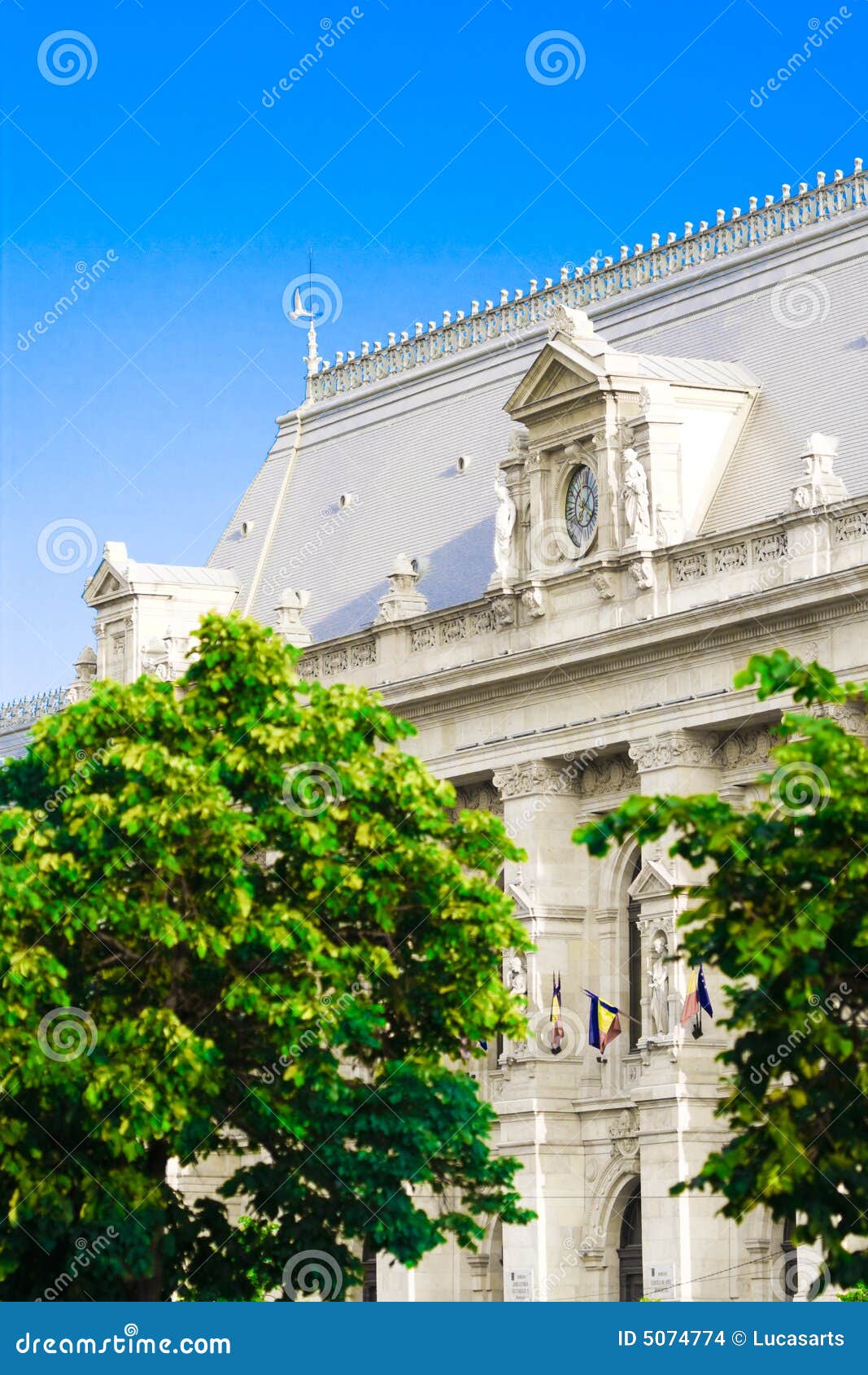 Bucharest High Court of Justice Stock Photo - Image of romanian ...