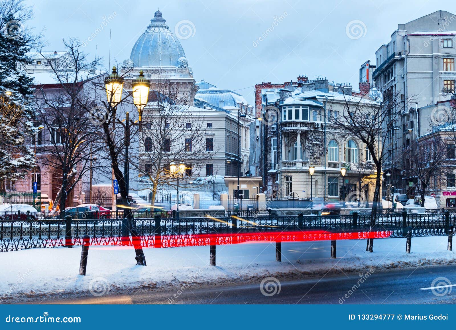 Bucharest old architecture stock image. Image of romania - 133294777