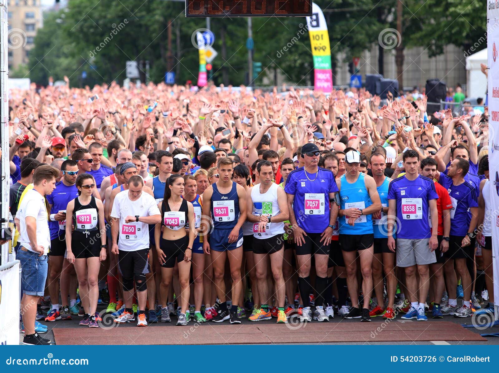 Bucharest International Half Marathon 2015 Editorial Photo - Image of ...