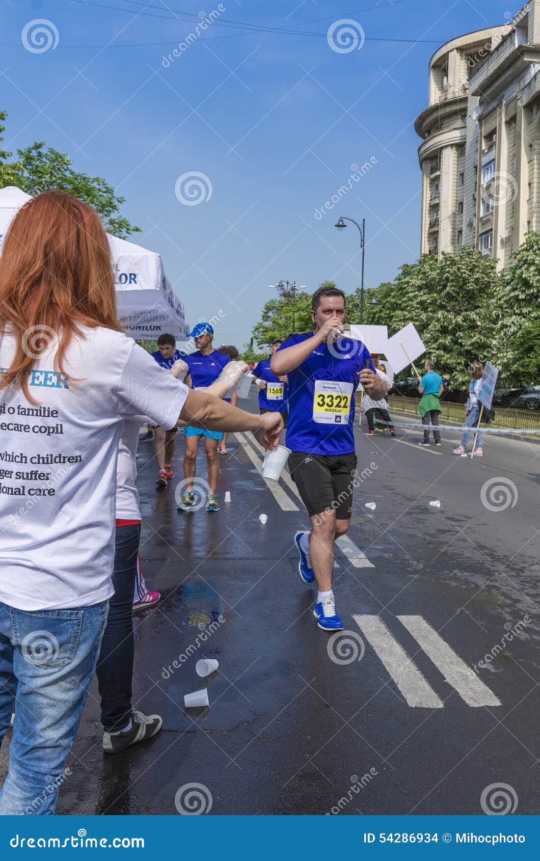 Refreshment race point editorial stock image. Image of male - 54286934