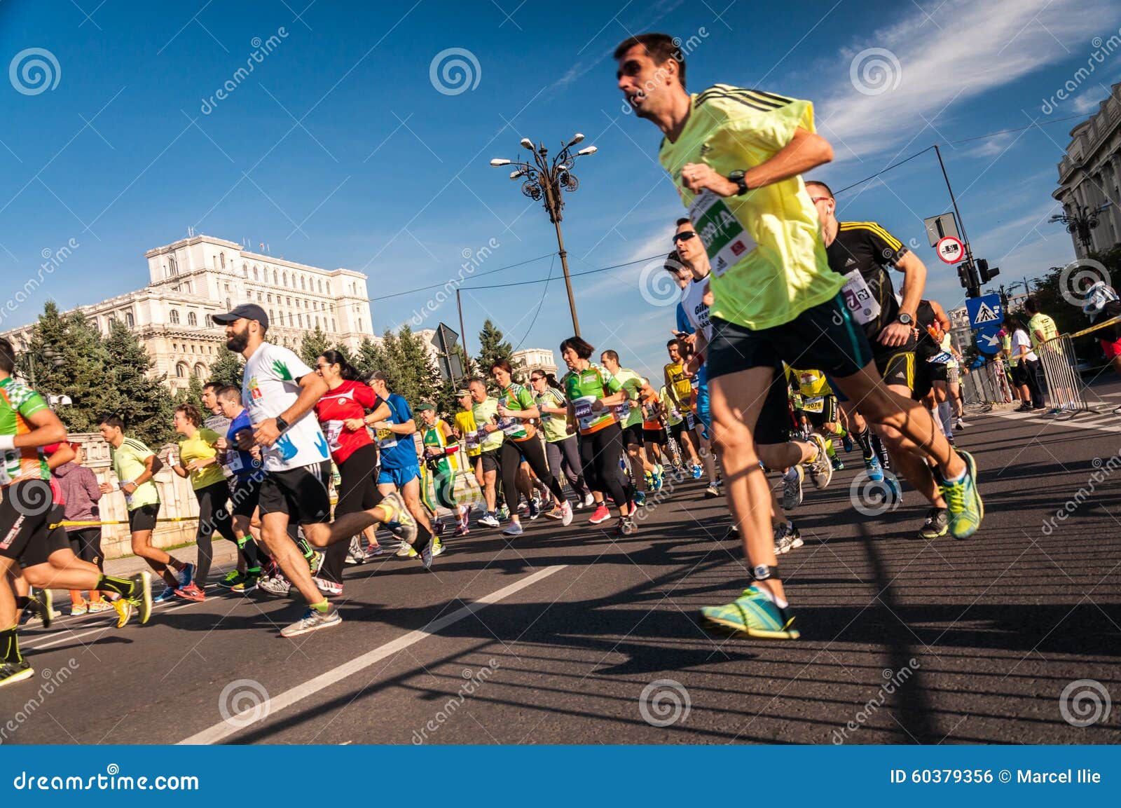 2015 Bucharest International Marathon Editorial Photo - Image of energy ...