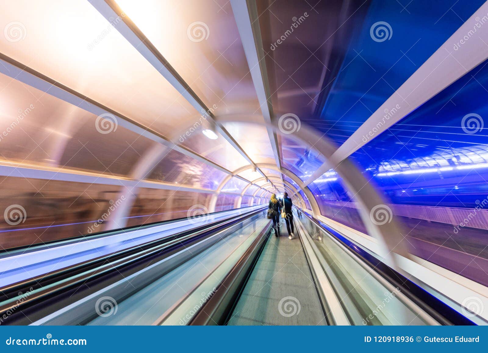 Bucharest Modern Architecture on Basarab Passage by Night Editorial ...