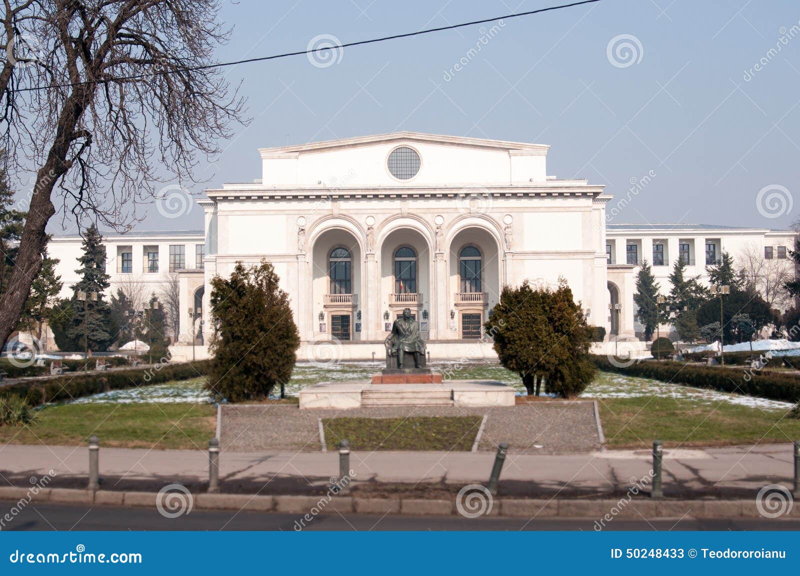 Bucharest national opera editorial stock photo. Image of tall - 50248433