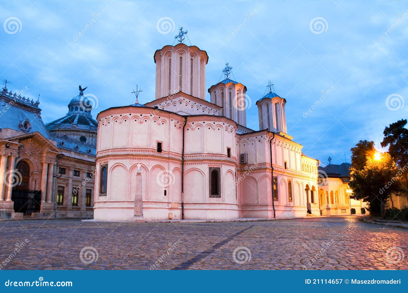 Bucharest by Night - Patriarchal Cathedral Stock Image - Image of ...