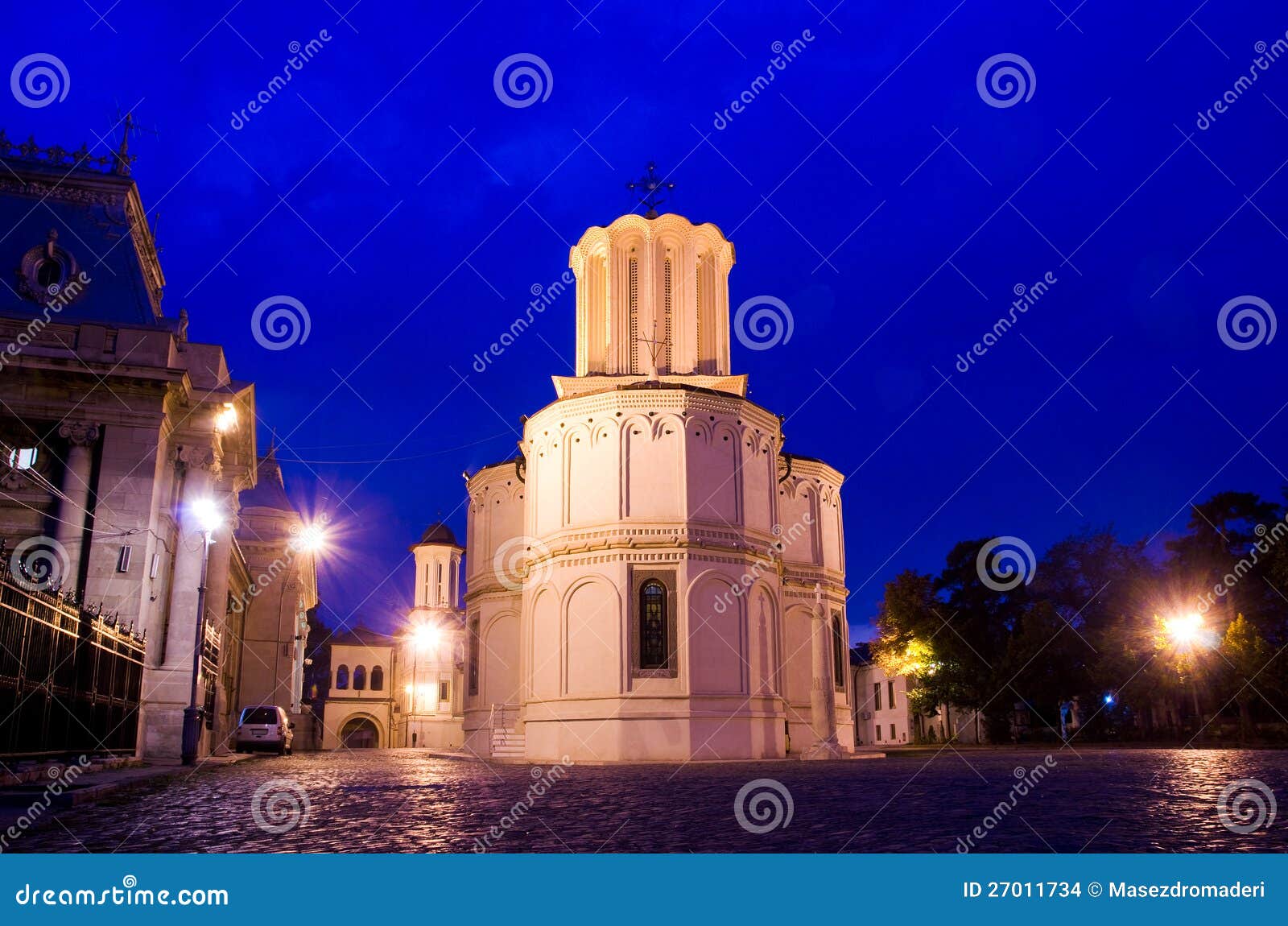 Bucharest by Night - Patriarchal Cathedral Stock Photo - Image of ...