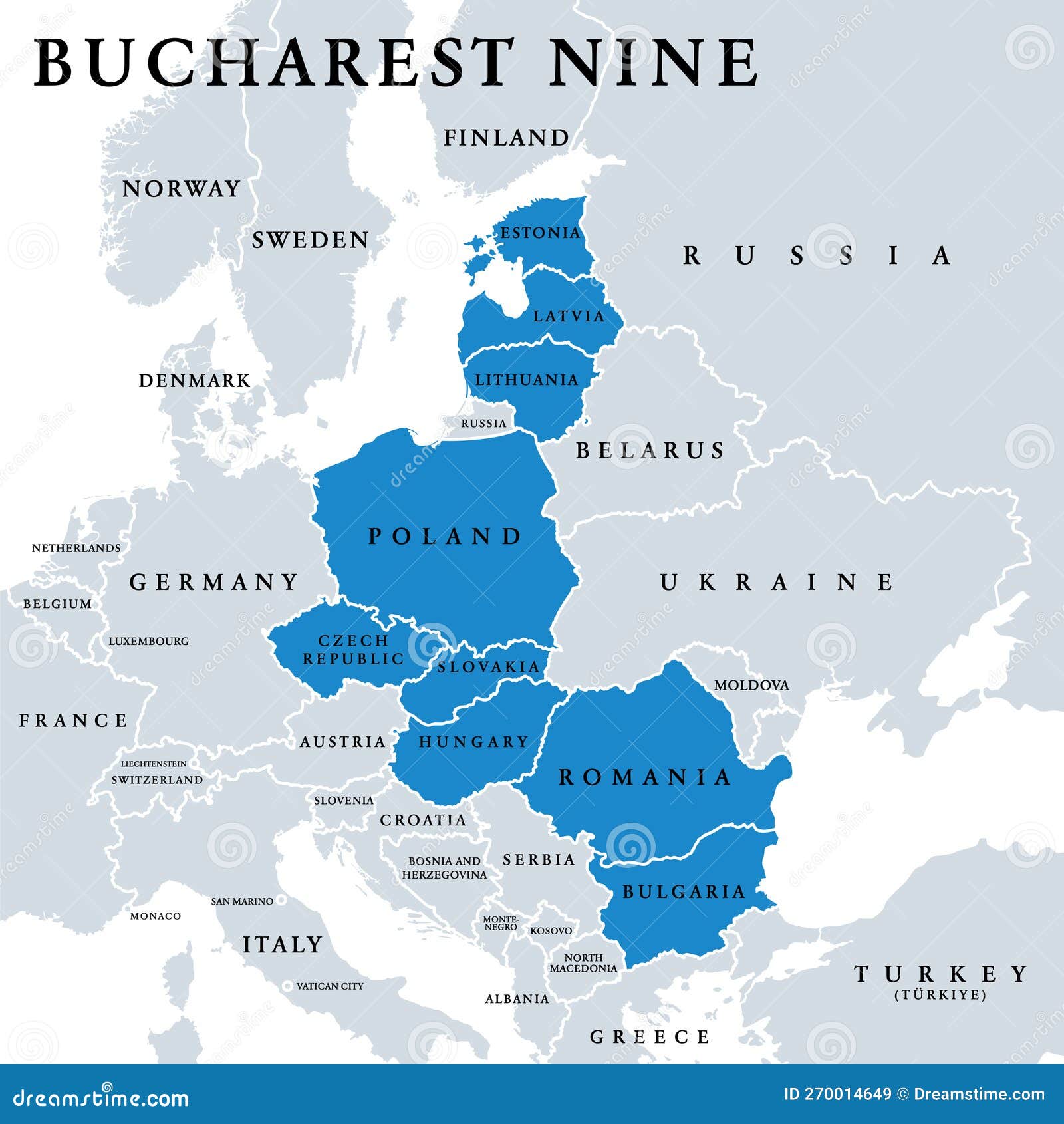 Bucharest Map Europe